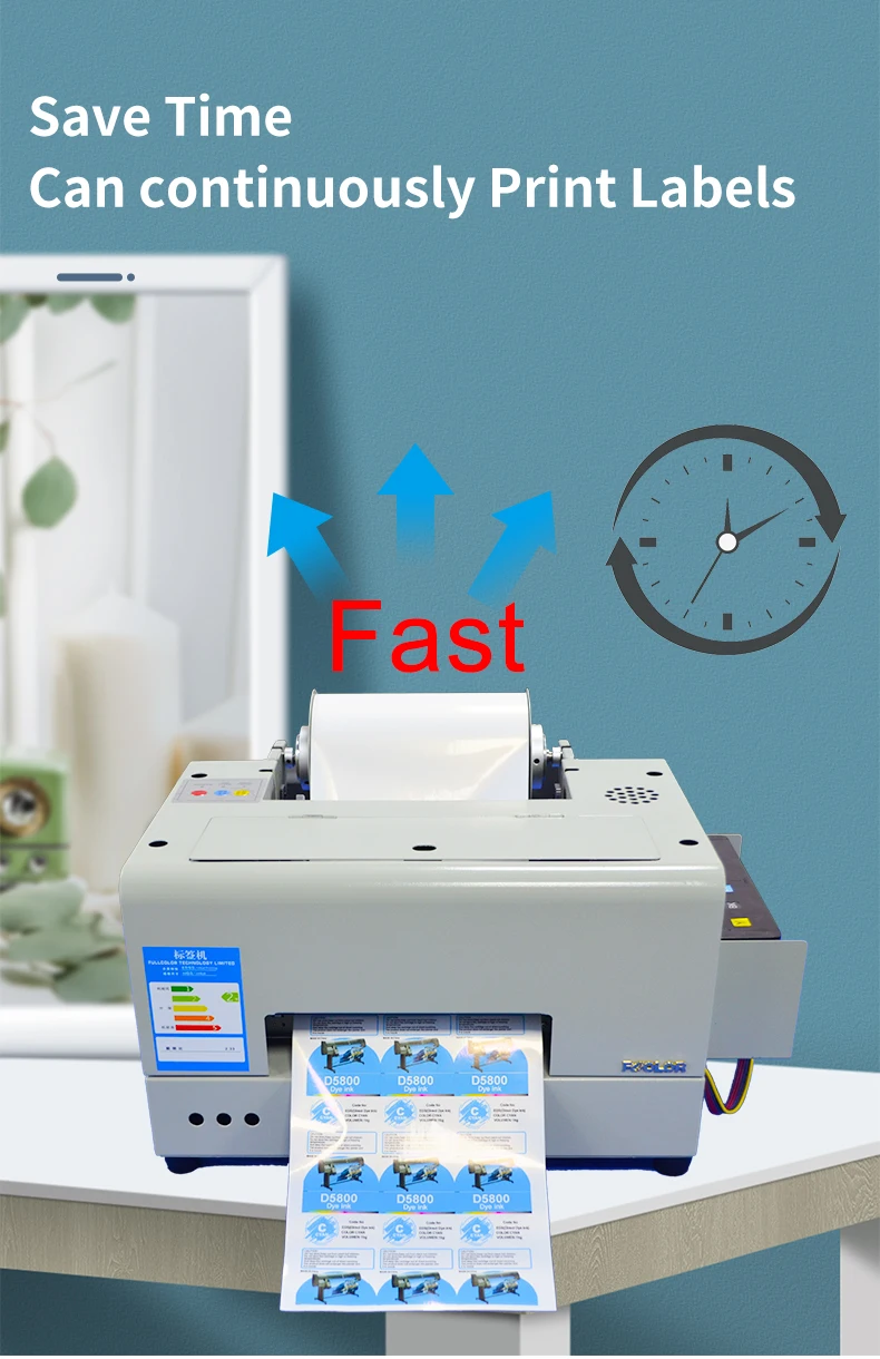 2023 Diy Label Printer Machine High Dpi Inkjet Labels 4x6 Machine ...