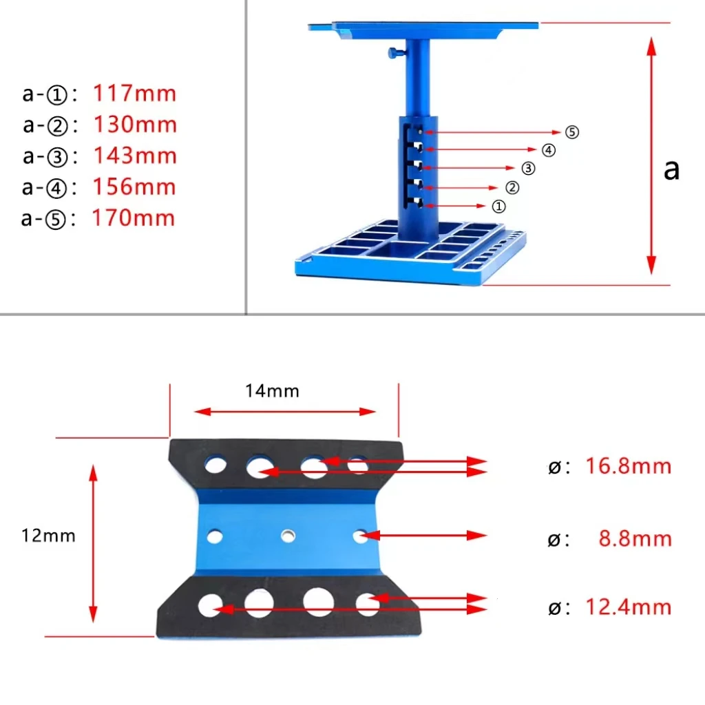 RC Car Stand - Versatile Work Stand for Repair & Storage