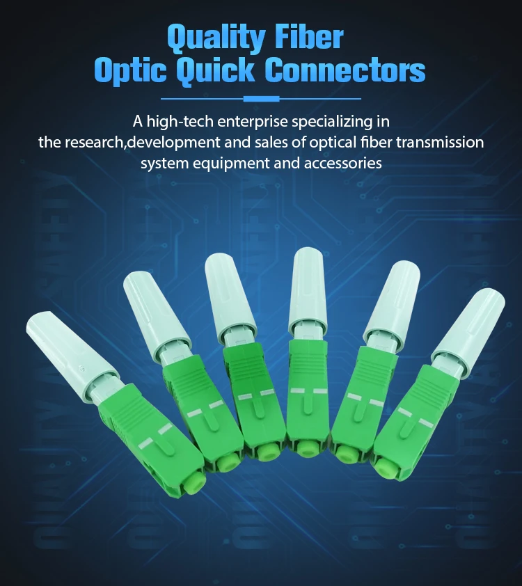 Fongko Ftth Drop Cable Field Termination Fiber Optic Fast Connector Sc ...