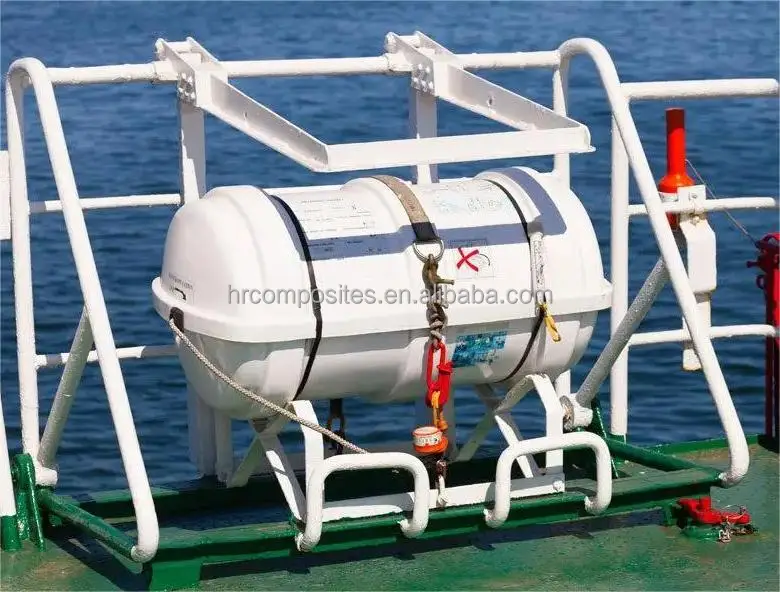 Factory Custom Fiber Glass Life Raft Box Frp Life Raft Container Rtm ...