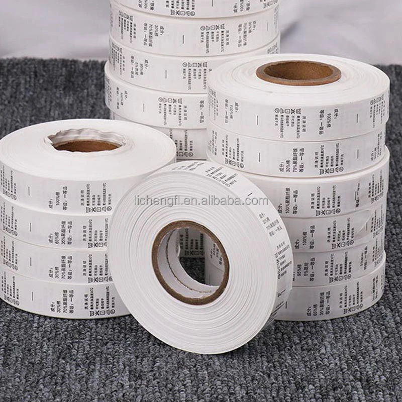 Customized Brand Logo Clothes Garment Fabric Labels High Density ...