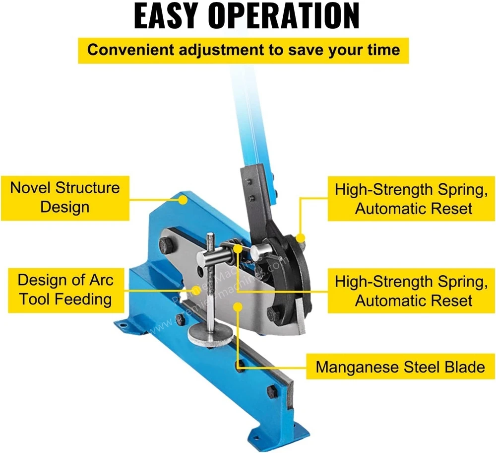 Hs-8 Manual Sheet Metal Hand Shearing Machine Sheet Metal Shear - Buy ...