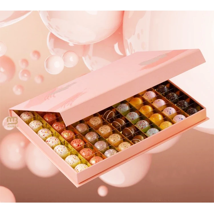 Wholesale Luxury Rigid Cardboard Magnet Chocolate Box Custom Ramadan ...