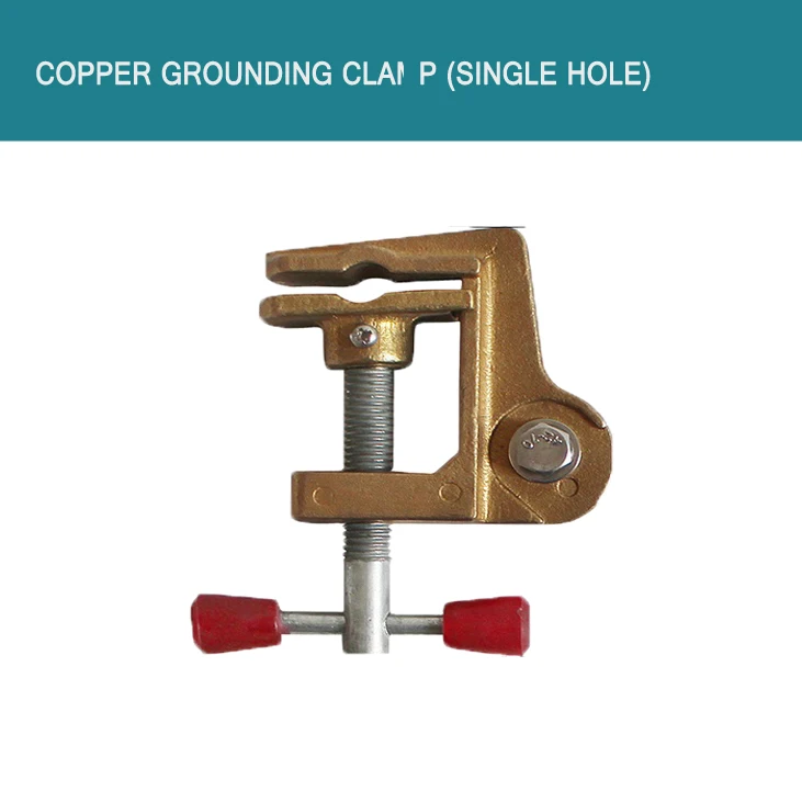 Copper Grounding Clamps - Reliable Earth Rod Connectors