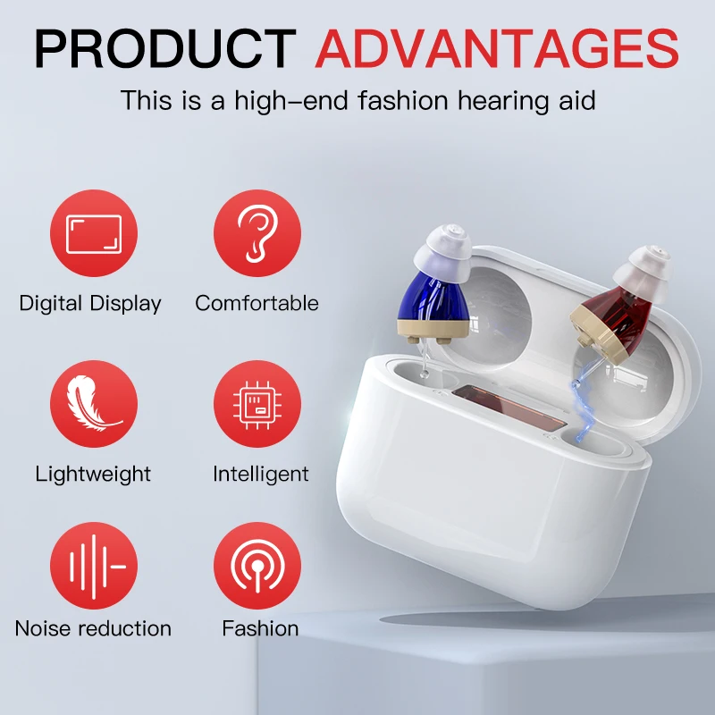 New Arrival CIC Hearing Aid - Rechargeable Digital Hearing Aids
