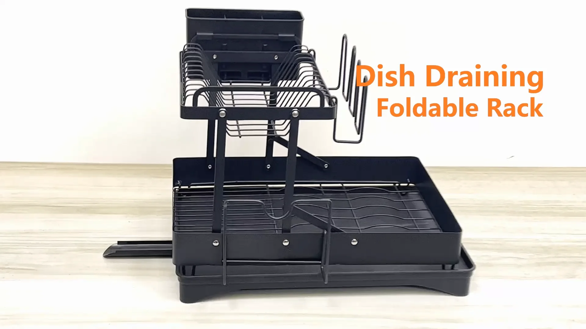 Kitchen Plate Organizer Foldable Expandable Over The Sink Dish Drying ...