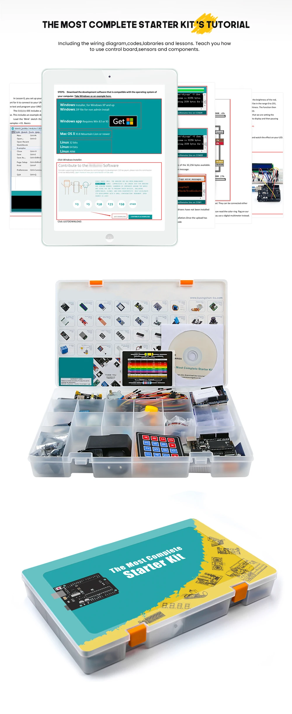 Robotlinking Project - Ultimate Starter Kit with TUTORIAL