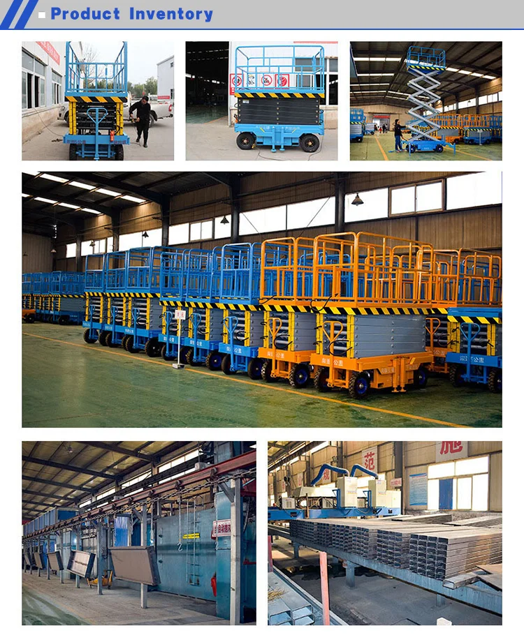 Mobile Scissor Lift Platform High-altitude Maintenance Work Machine ...