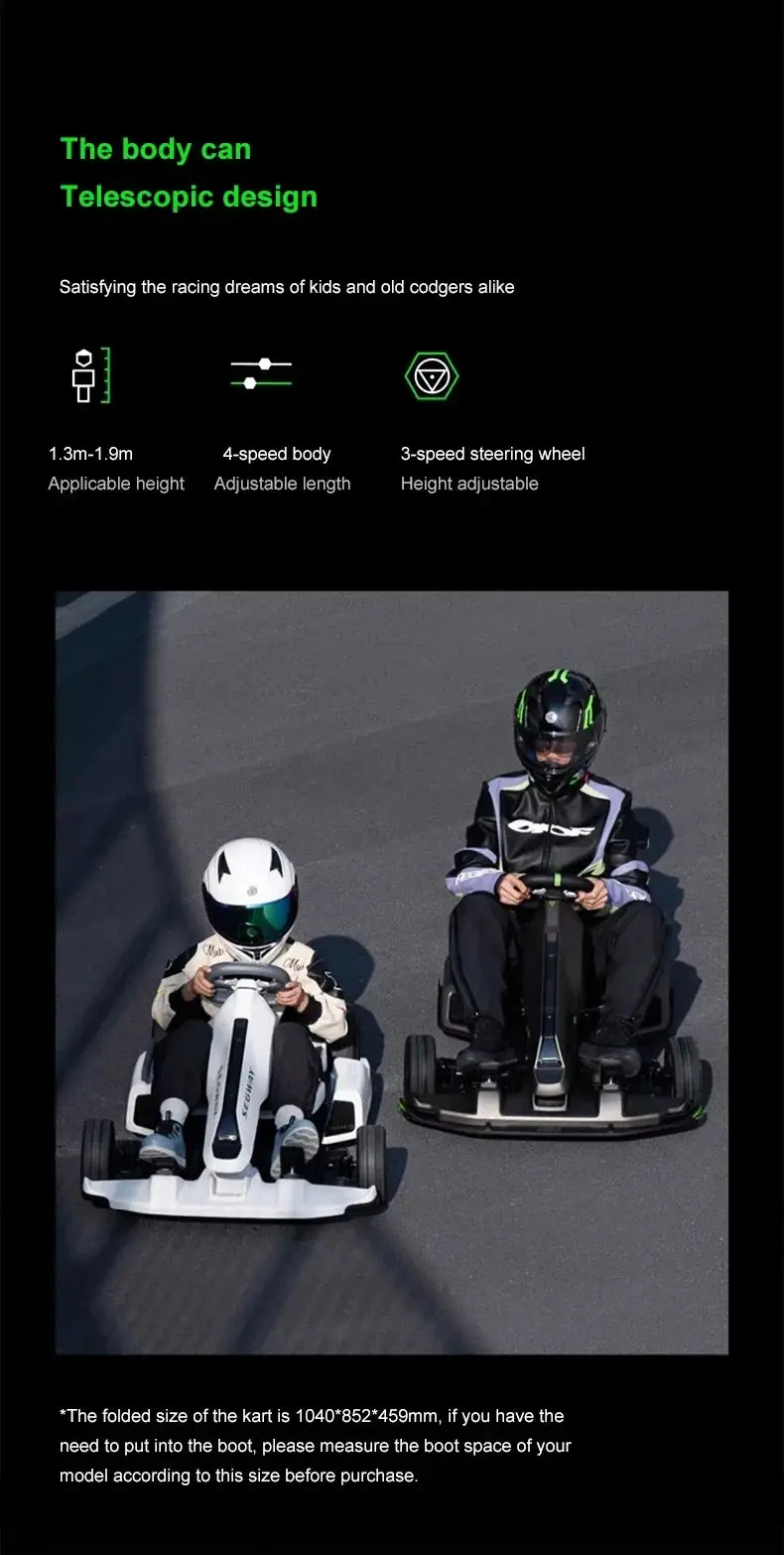 Original 2024 New Segway Ninebot Go Kart Pro 2 Electric Racing ...