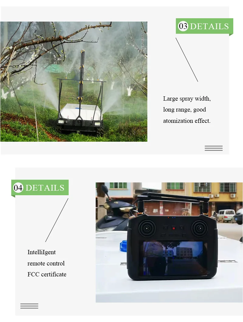 2023 Orchard Remote Control Sprayer - High Safety & Efficiency
