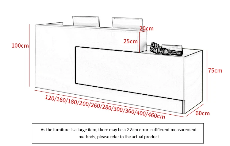 Reception Counter Table Design for Hospital Office Reception Table ...