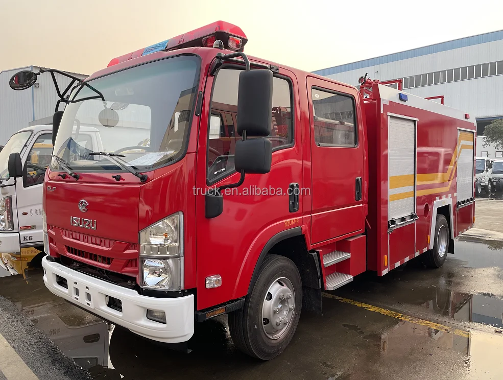 Japanese Fire Truck ISUZU - 4000 Liters, 4 Tons Capacity