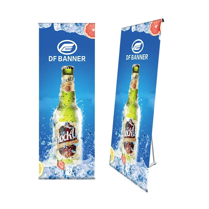 Portable Retractable Stand Banner Custom Printing L Banner Display ...