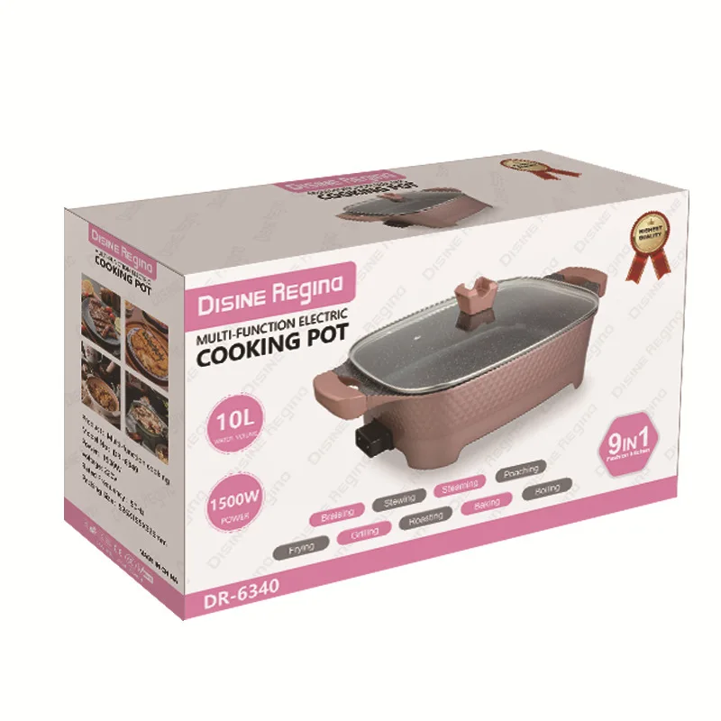 Portable Electric Micro Pressure Pot 10l Die Cast Aluminum Frying Pan ...