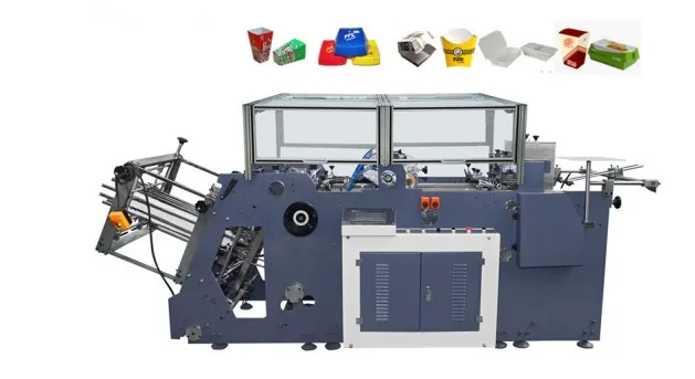 High Speed Automatic Hamburger Disposable Paper Lunch Box Manufacturing ...