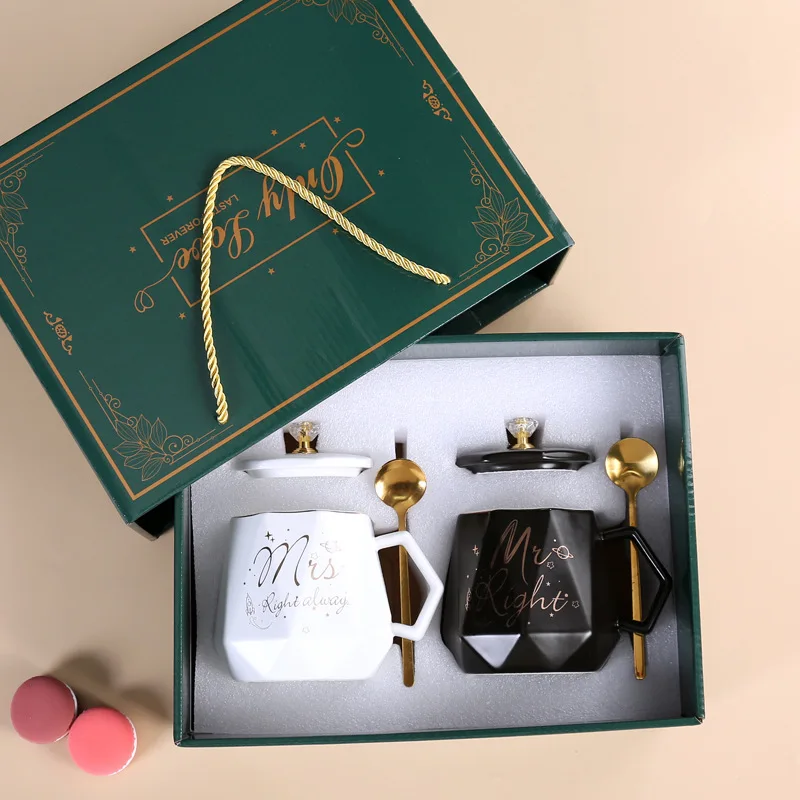 New Product 400ml Modern Coffee Cup Ceramic Light Luxury Mug Set Gift ...