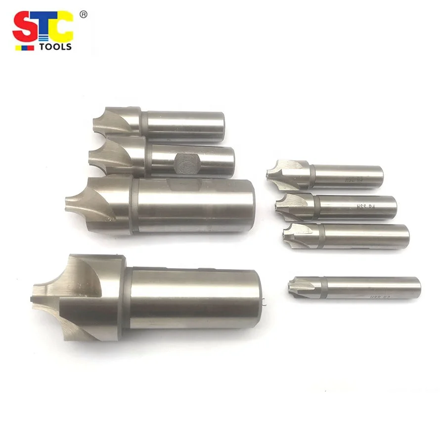 Cnc Form Ground Hss Tungsten Carbide End Milling Cutter Bss122 Din6518 ...