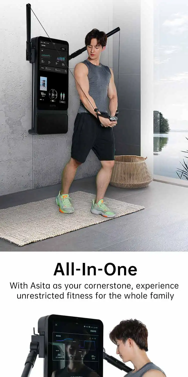 Asita Multi Function Fitness Equipment Tonal Smart Home Gym Digital ...