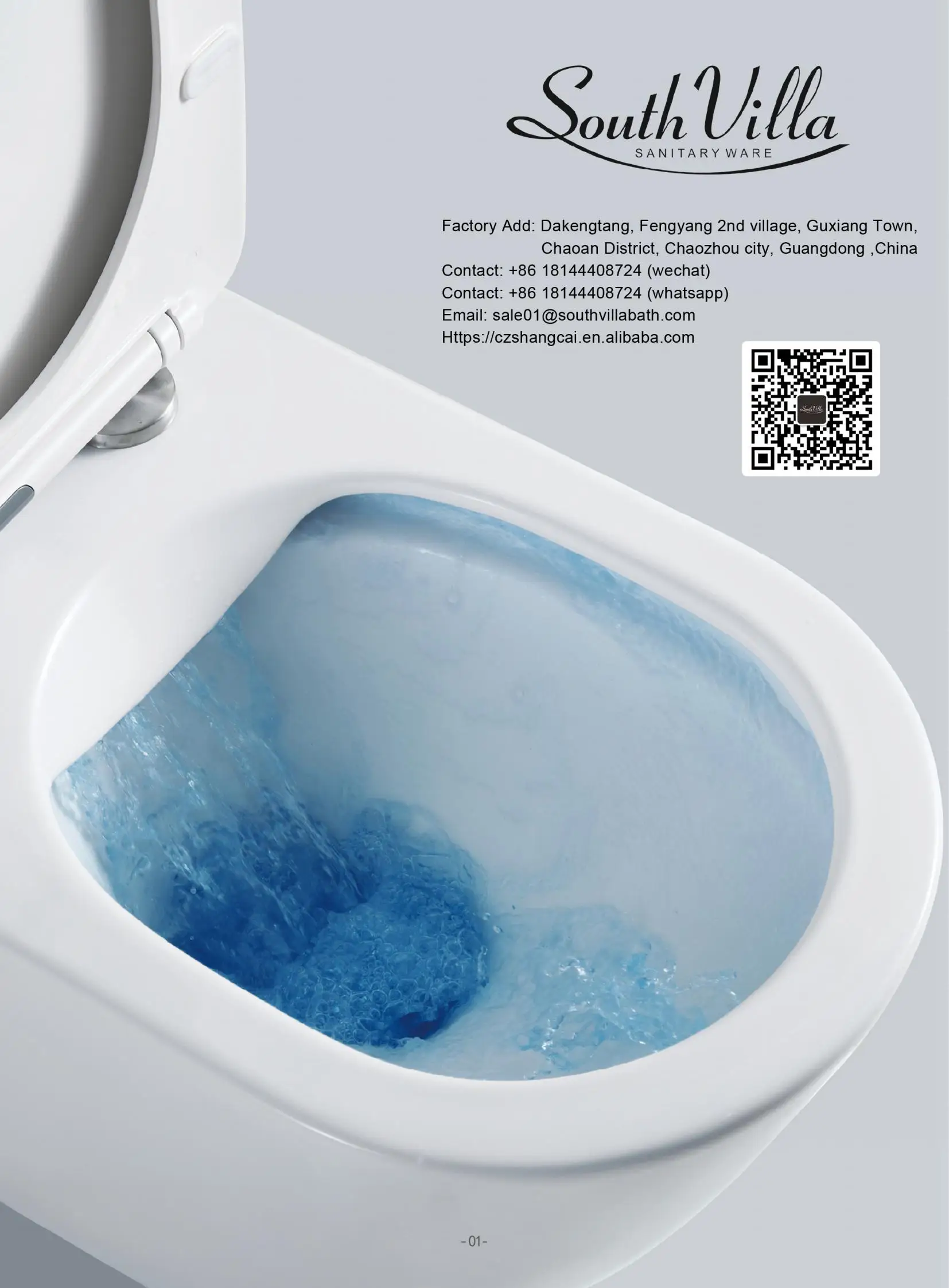 Multicolor Porcelain Wall Mounted Water Closet Basin