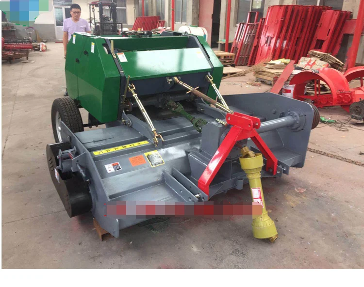 3 Point Tractor Mounted Pto Mini Round Hay Straw Baler Machine For Sale ...