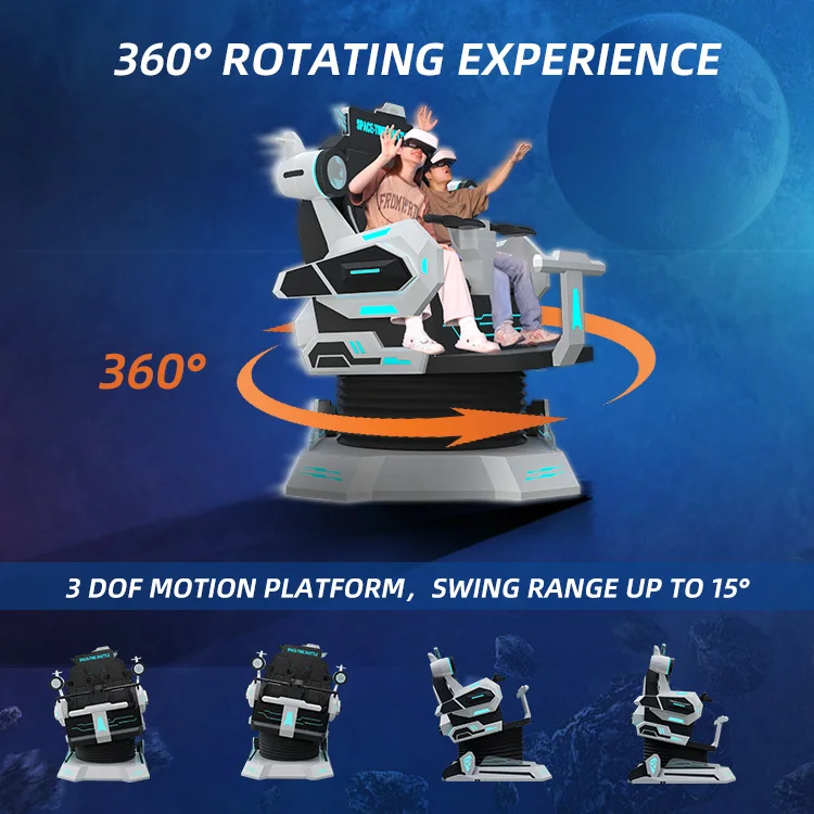 Movie Power Mini Vr Ufo 9d Vr 360 Degree Rotation Gaming Simulator ...
