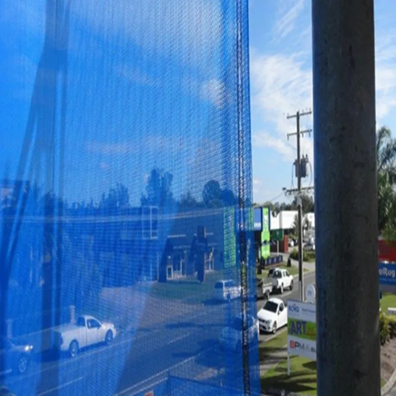Black Debris Protection Netting for Paintball & Scaffolds