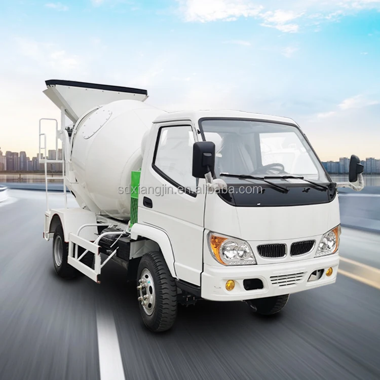 Chinese Car Mini Concrete Mixer Trucks With 2.6m3 Concrete Mixer Truck ...