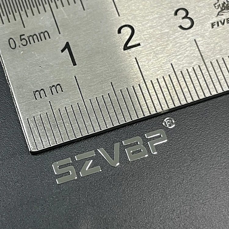Custom Nickel Brand Stickers Logo Metal Label Logo For Cell Phone Case ...