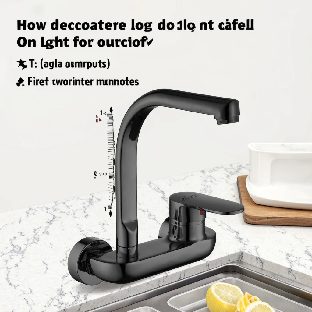 Modern Single-Handle Ceramic Kitchen Faucet Large-Bend Deck Mounted ...