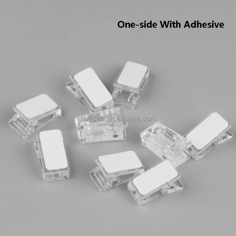 Wholesale School Office Stationery DIY Acrylic Transparent Small Clips ...