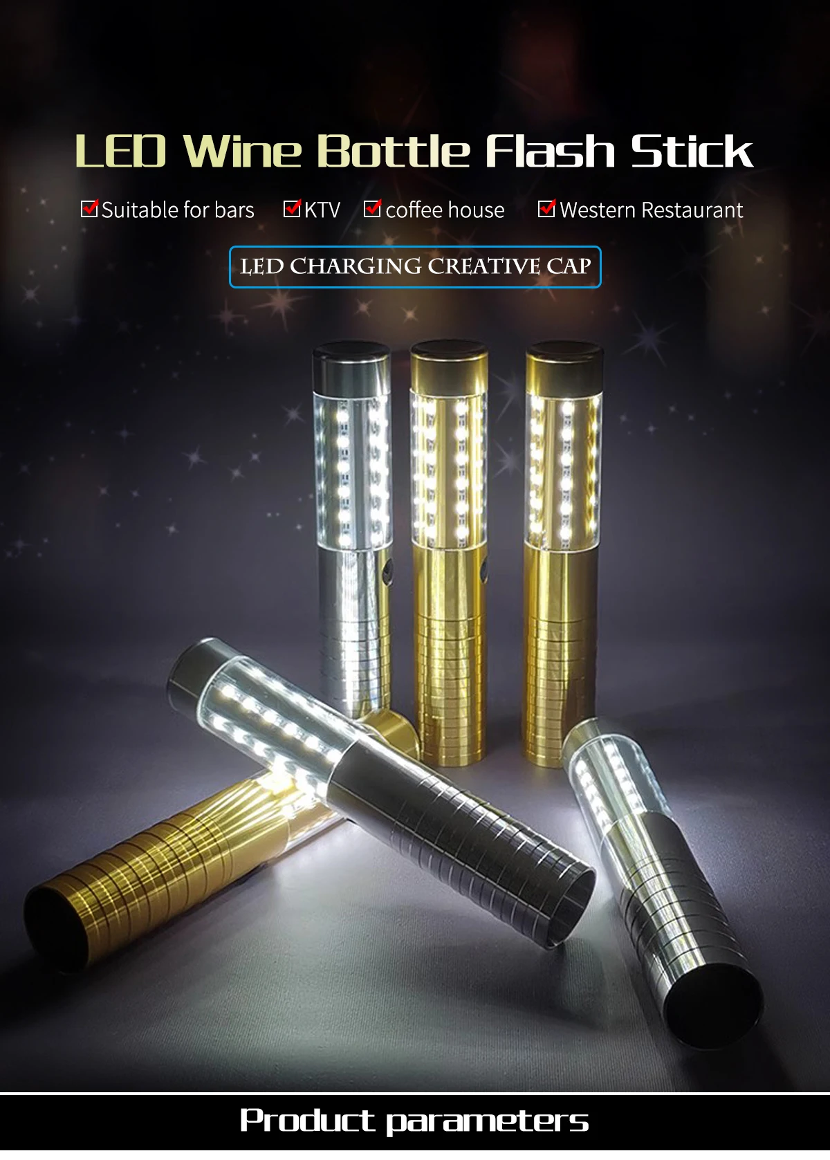 Wine Frame Led Champagne Bucket Beer Bar Led Light Wine Sparklers ...