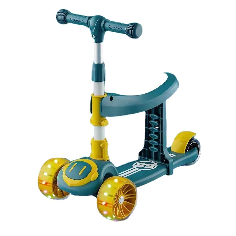 Girls Foot Kick Scooty Baby Toy 3 In 1 3 Wheel Scooters Hot Sale ...