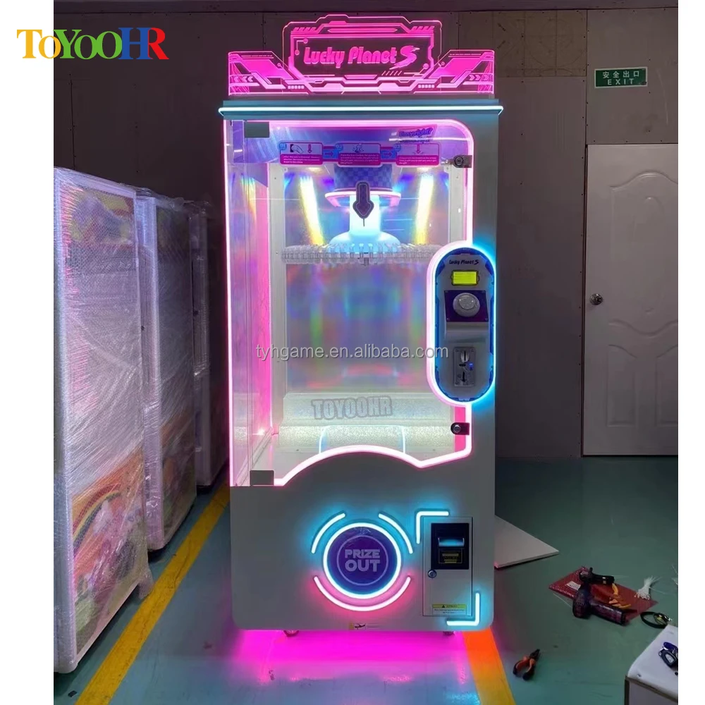 Quality Prize Vending Game Toy Clip Machine Lucky Planet Toy Game Clip ...