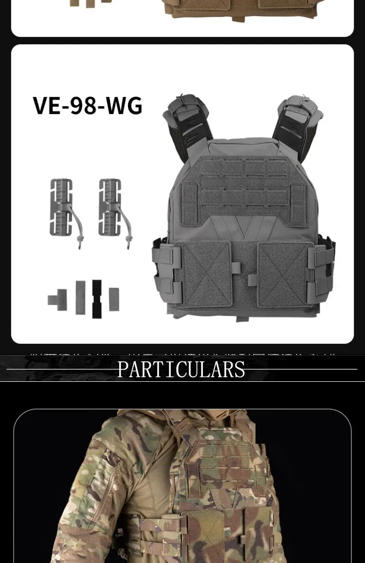 Kz Tactical Vest Quick Release Hunting Vest Comfort Lightweight Utility ...