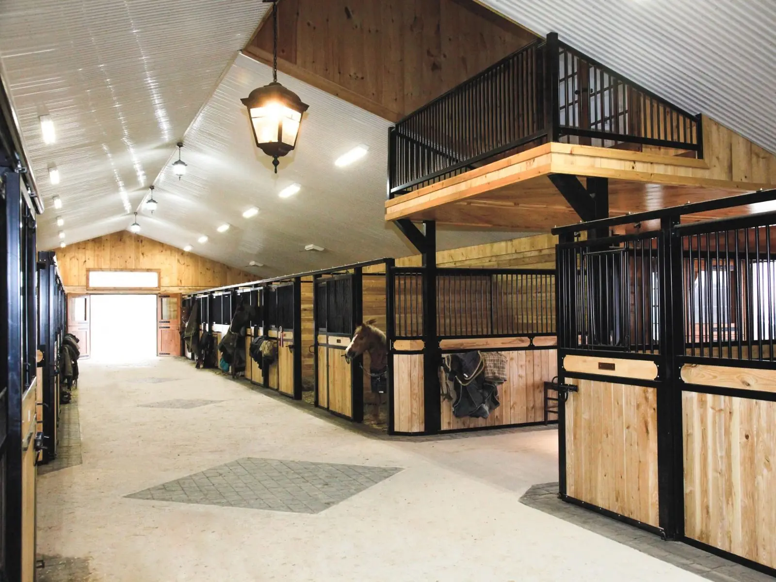 Outdoor Horse Stables And Horse Boxes With Roof - Buy Outdoor Horse ...