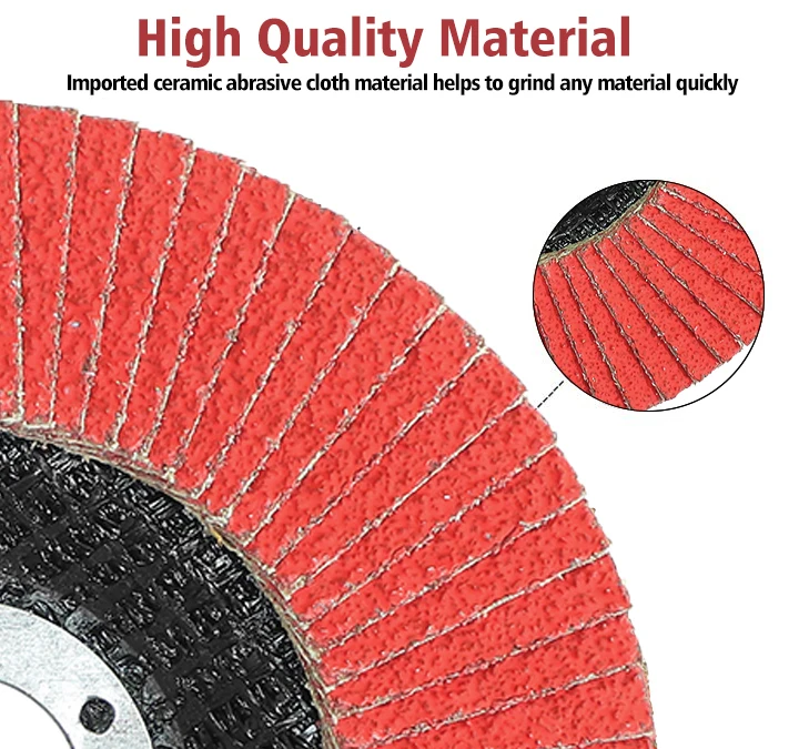 Wholesale Customized Fiberglass Polishing Abrasive Flap Disc Ceramic ...