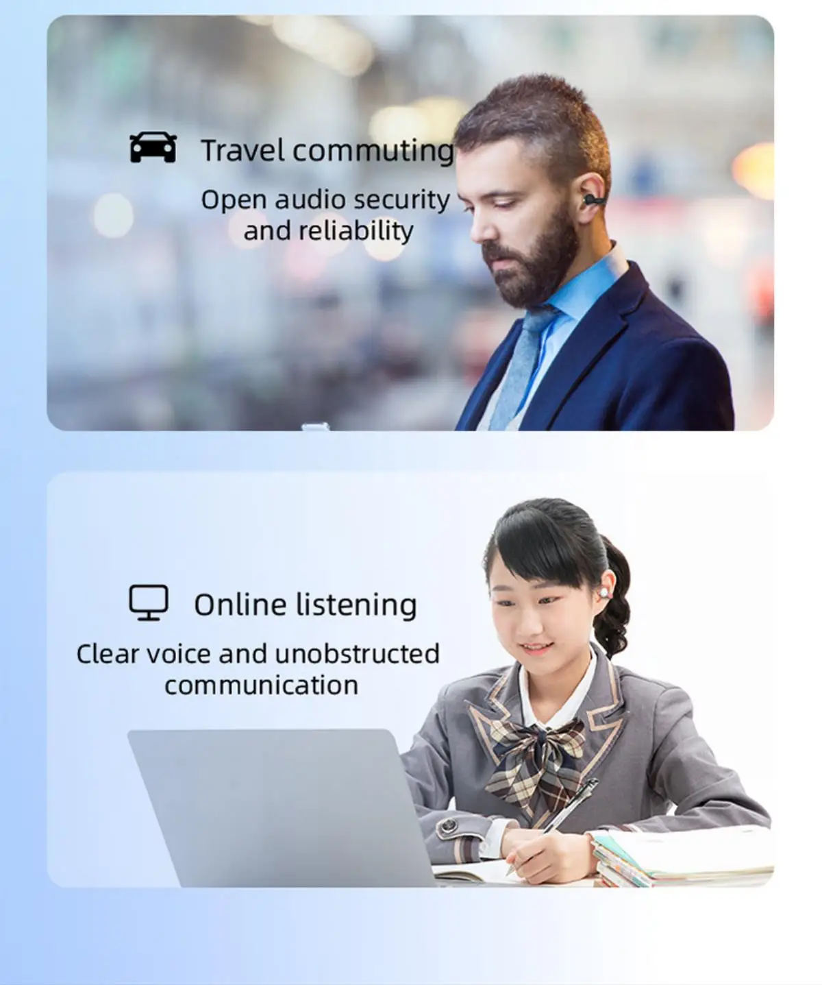 2023 Amazon Hot Selling New Arrival Ms8 Bluetooth 5.0 True Wireless Headbuds Hand-free Outdoor ...