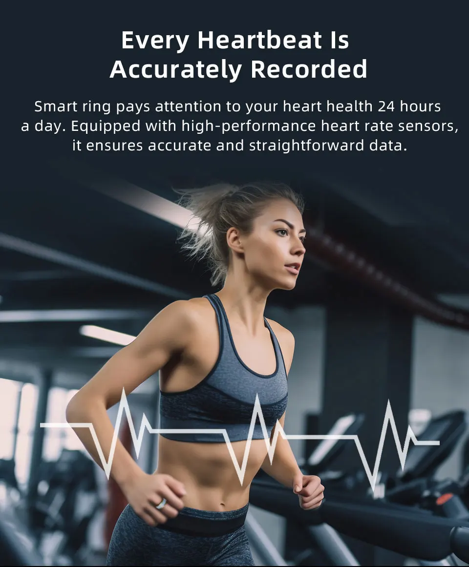 Smart Ring - Health Tracker for Men/women with Heart Rate