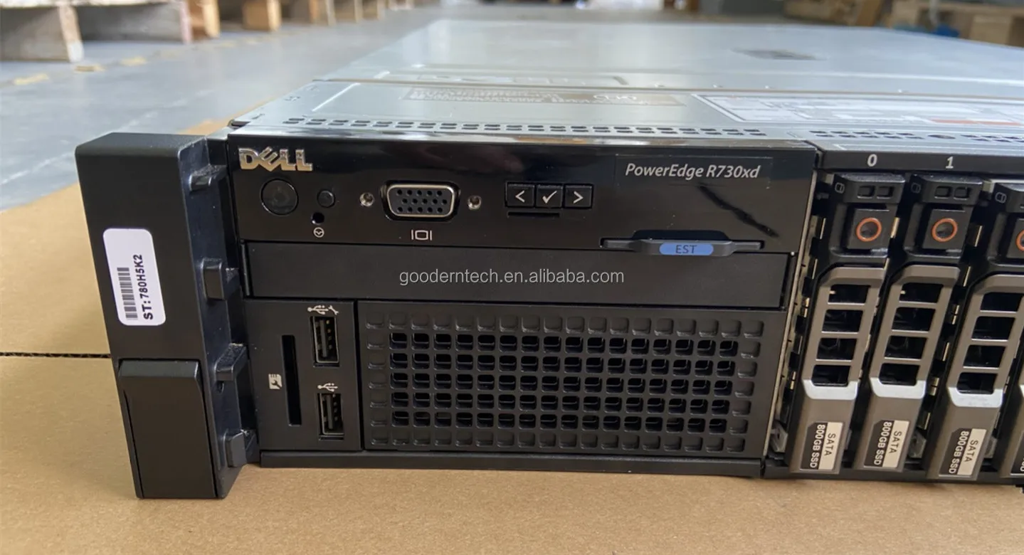 New & Used Poweredge R730xd Server 2u Rack Server With H730 Raid 750w ...