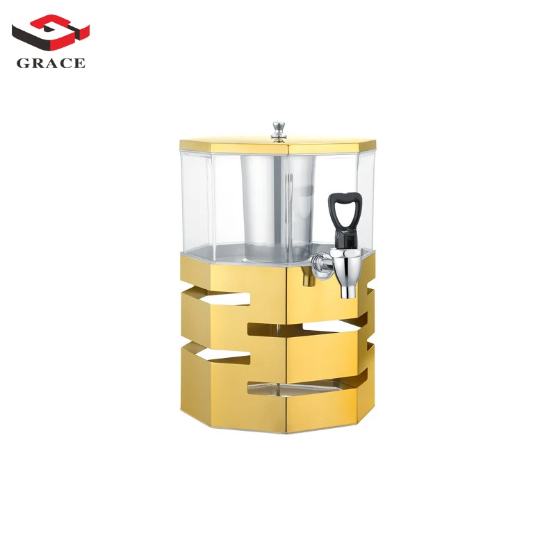 Grace Hotel Equipment Supplier Juicer Drink Container Buffet Decoration ...