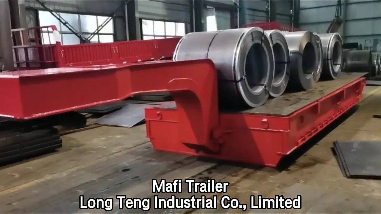 Roller Type Container 40t Heavy Roro Gooseneck Mafi Trailer - Buy Roro ...