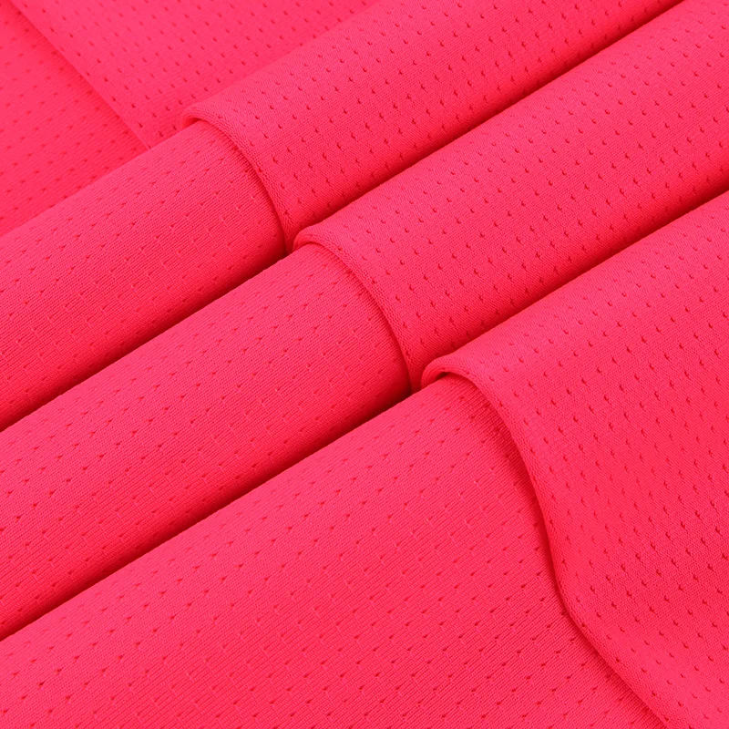 High Quality Pinhole Mesh Ice Silk Fabric Nylon Knitted Fabric For ...