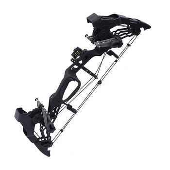 Spg Hunting Steel Ball Compound Bow 20-60lbs Alloy Dual-use Catapult ...