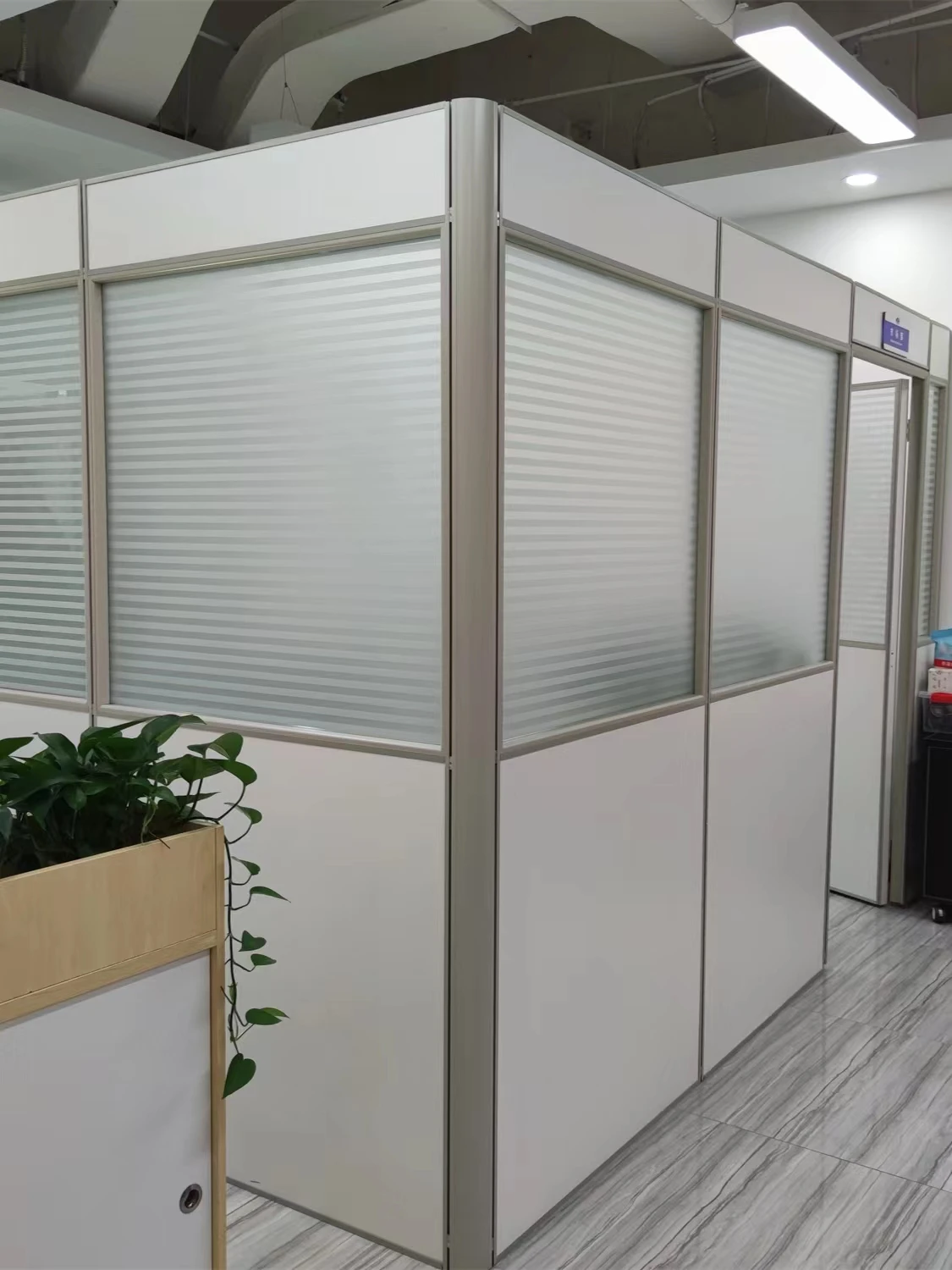 Office High Partition Screen Movable Folding Screen Office Room ...