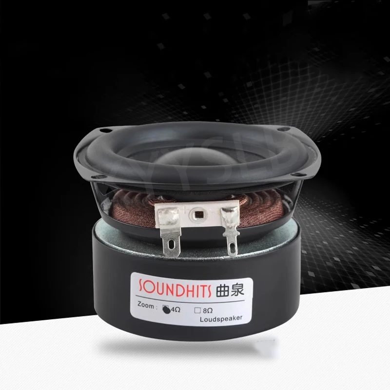 KYYSLB 40~100W 4 Inch Speaker Driver Unit Woofer Subwoofer Bass Hifi ...