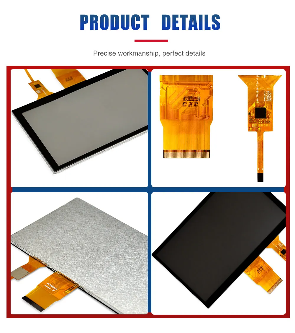 7 inch 1024x600 High Resolution TFT LCD Display Touch Screen TFT ...