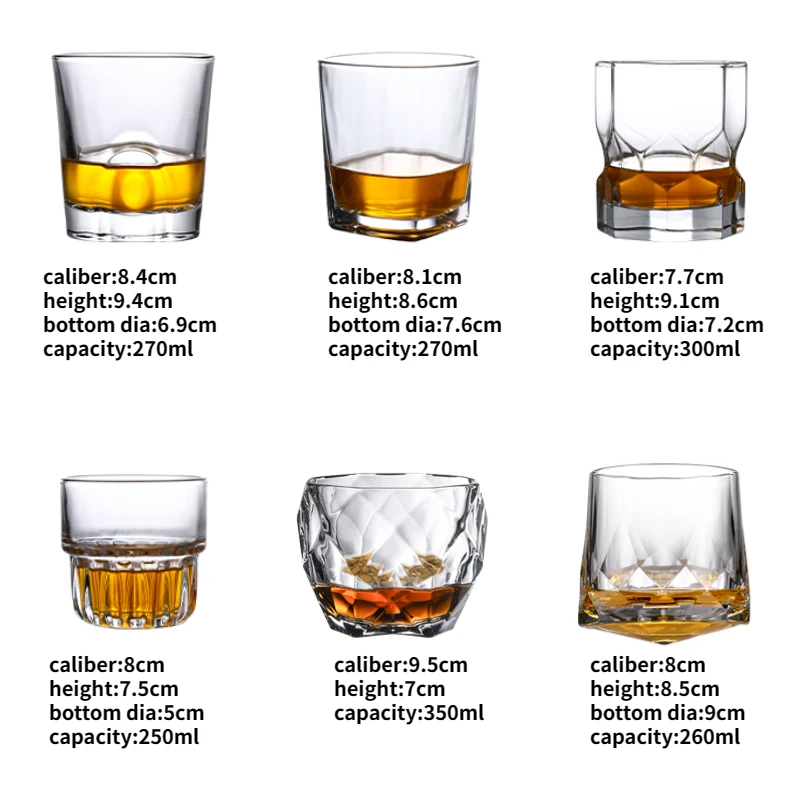 Wholesale Old Fashioned Whiskey Drinking Glasses - Luxury