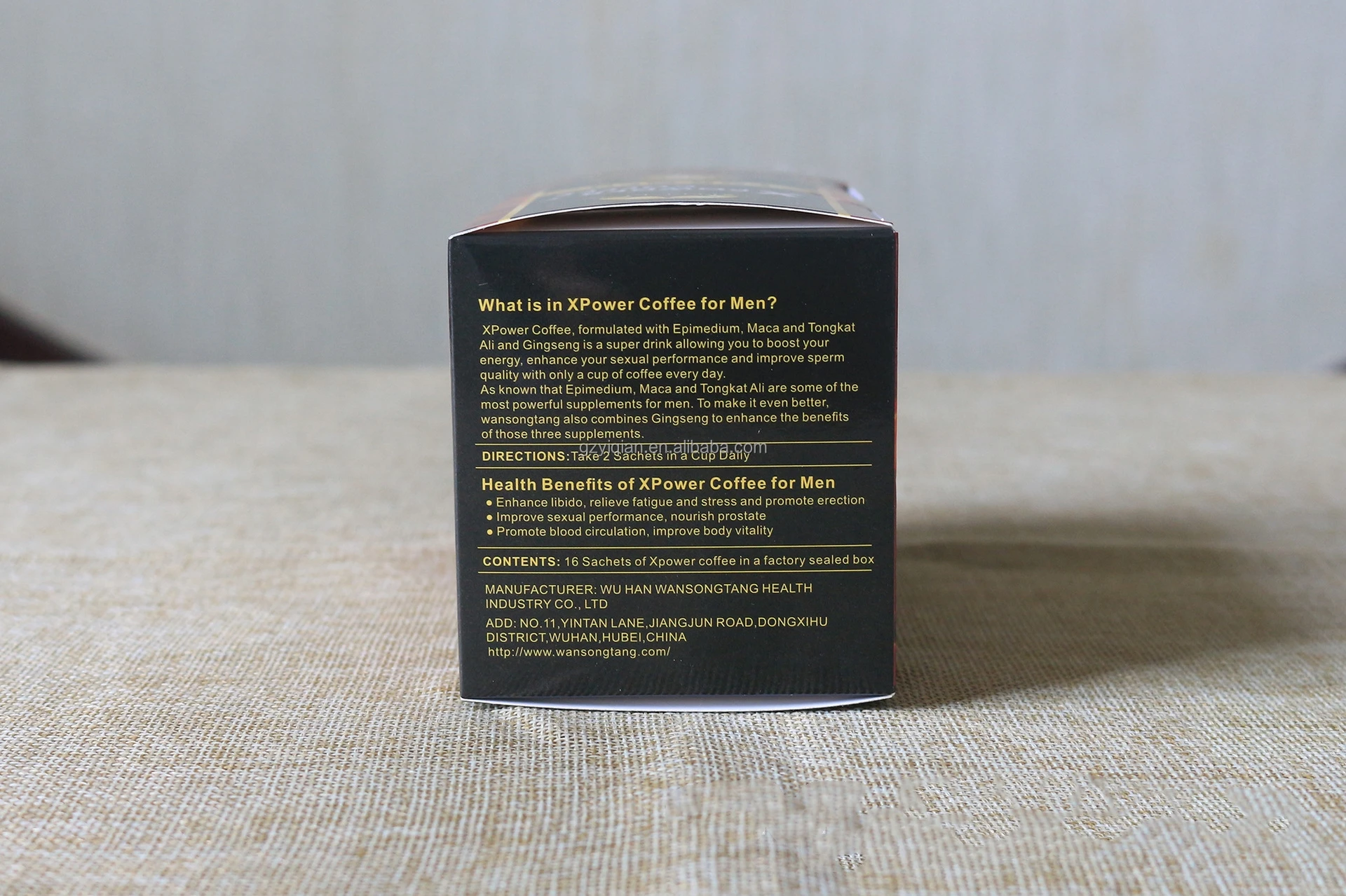 Boost Energy Kidney Coffee Men X Power Instant Coffee With Tongkat Ali ...