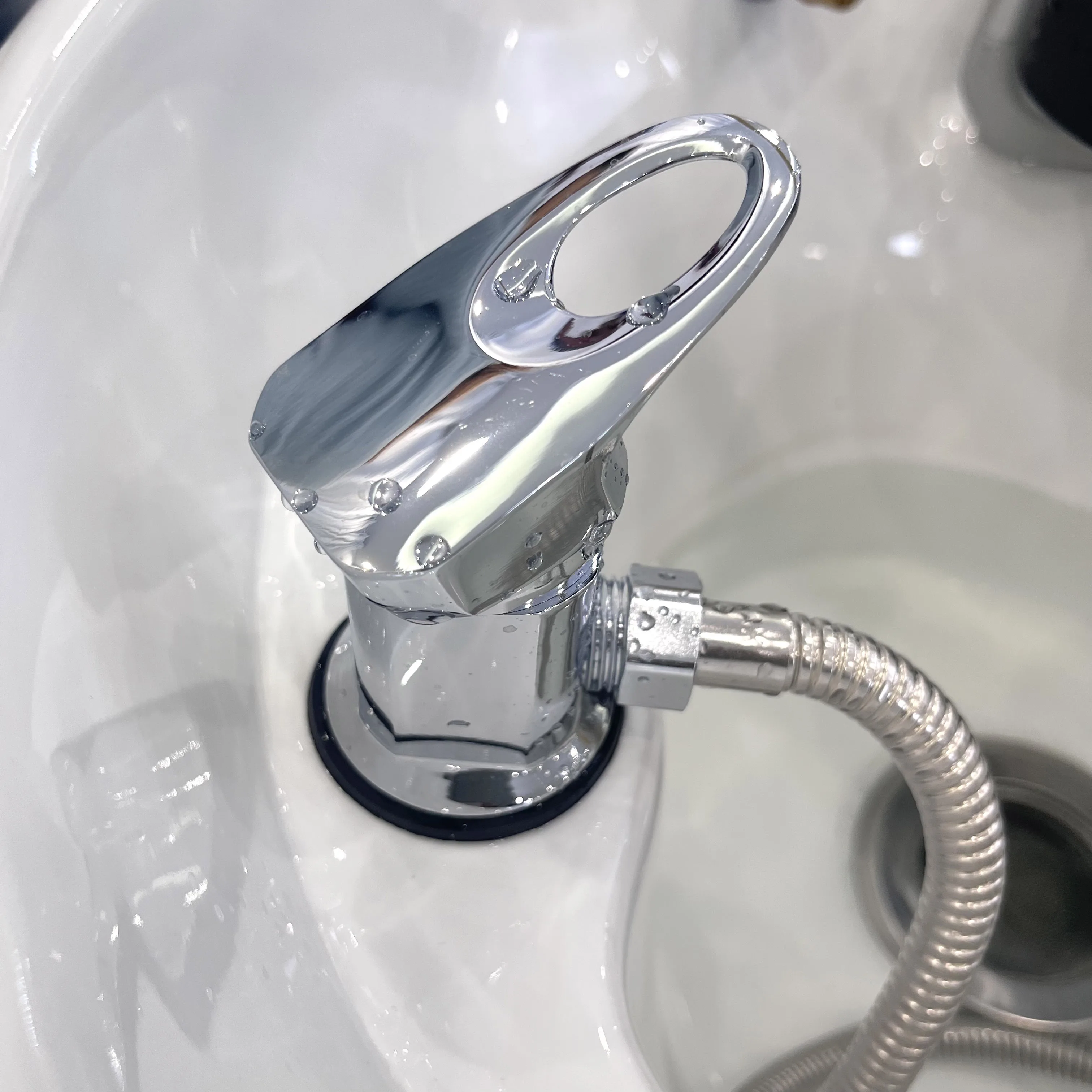 Hair Washing Salon Electric Adjustable Shampoo Bowl Chair Rotated ...