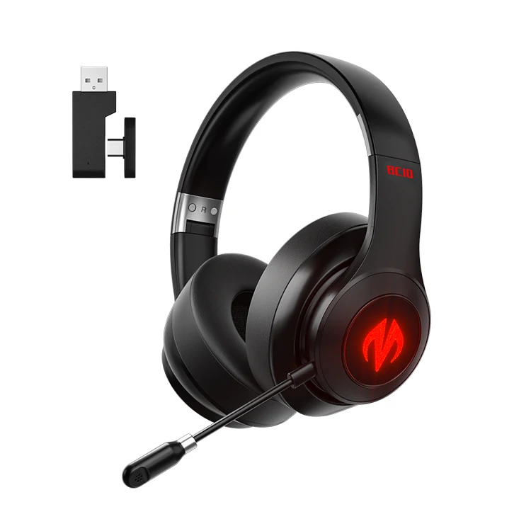 BC10 Gaming Headset - Wireless 2.4G Bluetooth Headphones